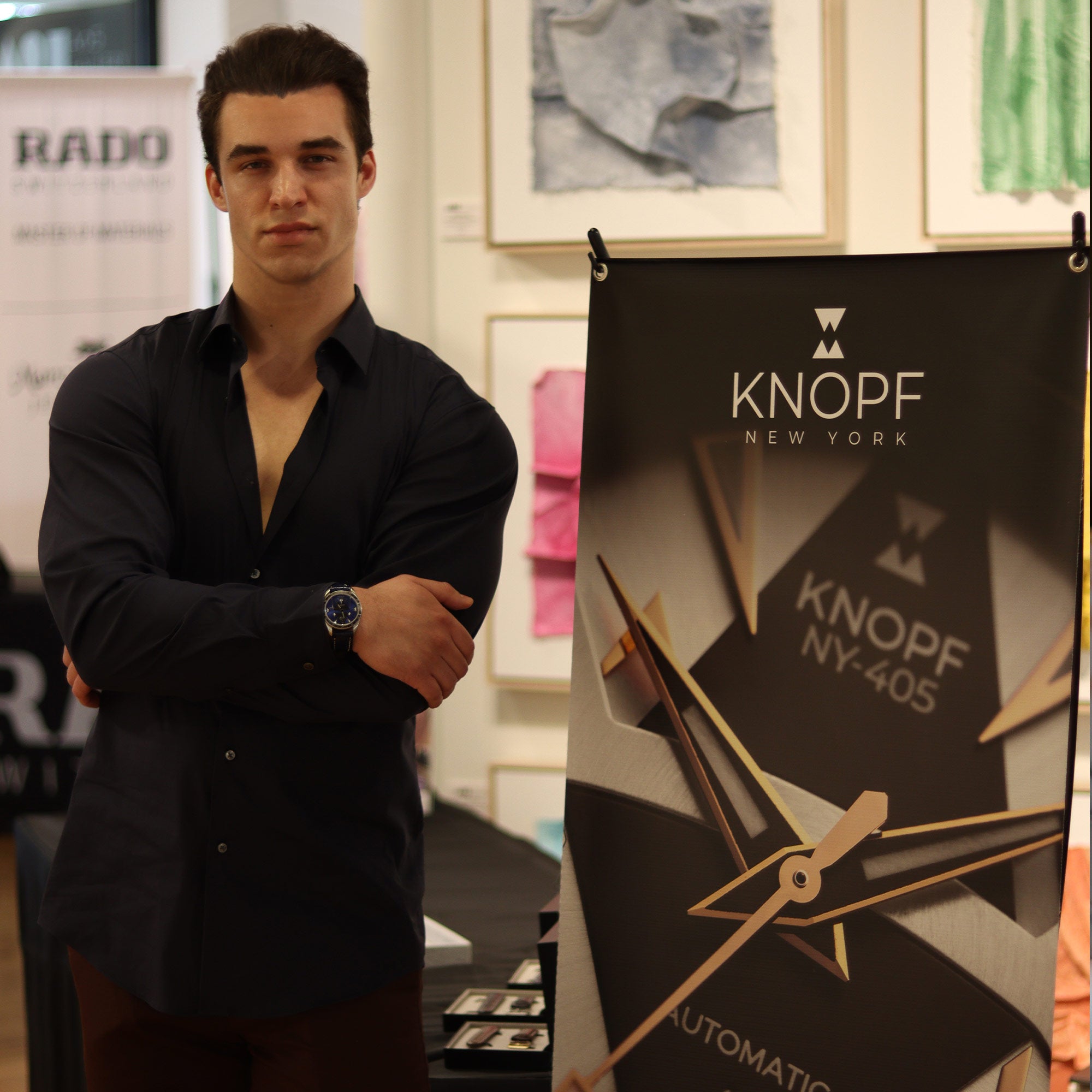 KNOPF Attends Minuted + Hours Watch and Art Show